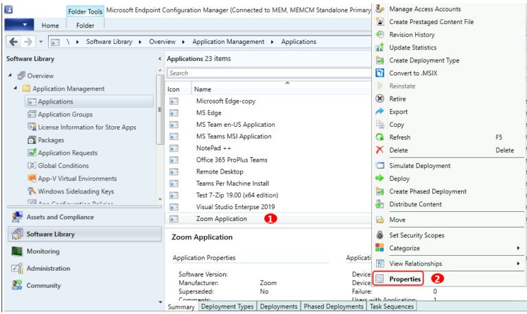 Fix Application Is Not Available To Add In Sccm Install Application Task Sequence Step Htmd Blog