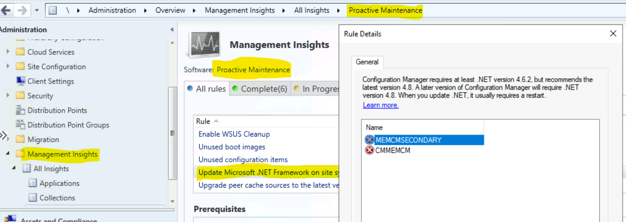 Fix Sccm Dot Net Version Error During Prerequisite Check Htmd Blog