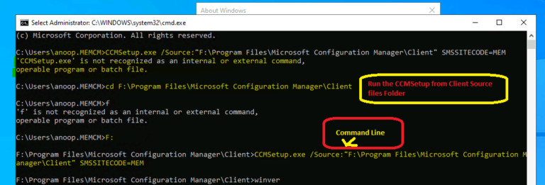 Install Sccm Client Manually Using Command Line Htmd Blog 0989