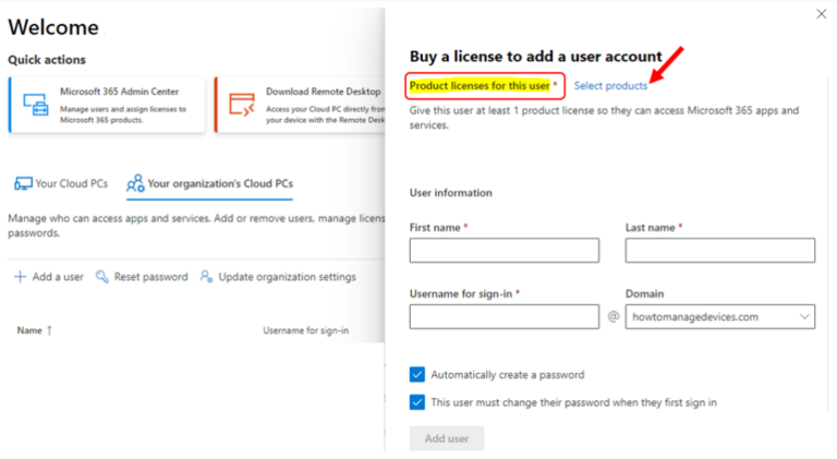 Assign Windows 365 Cloud PC License From Cloud PC Portal HTMD Blog Assign Windows 365 Cloud PC License From Cloud PC Portal HTMD Blog