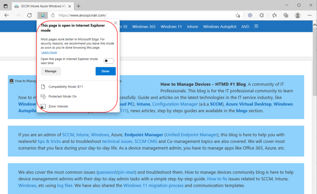 Enable Internet Explorer Mode In Microsoft Edge HTMD Blog Enable Internet Explorer Mode In Microsoft Edge HTMD Blog