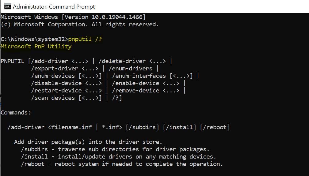 Use PnPUtil Driver Manager Tool To Install Drivers Using Command Prompt ... Use PnPUtil Driver Manager Tool To Install Drivers Using Command Prompt ...