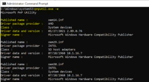 Use PnPUtil Driver Manager Tool To Install Drivers Using Command Prompt ...