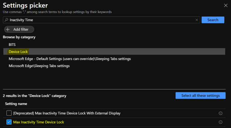 Easily Configure Automatic Lock Screen For Inactive Device Using Intune ...