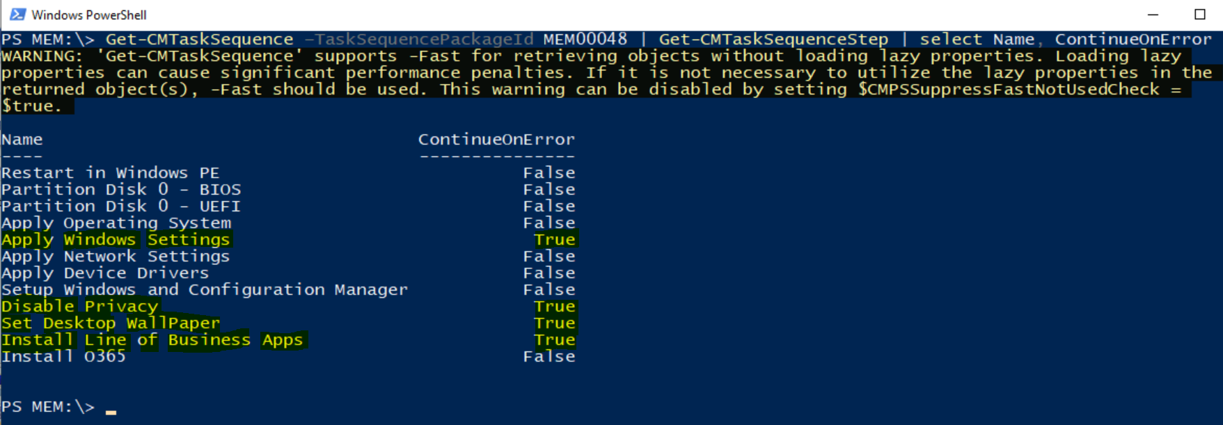 Easily Find Sccm Task Sequence Continue On Error Step Htmd Blog