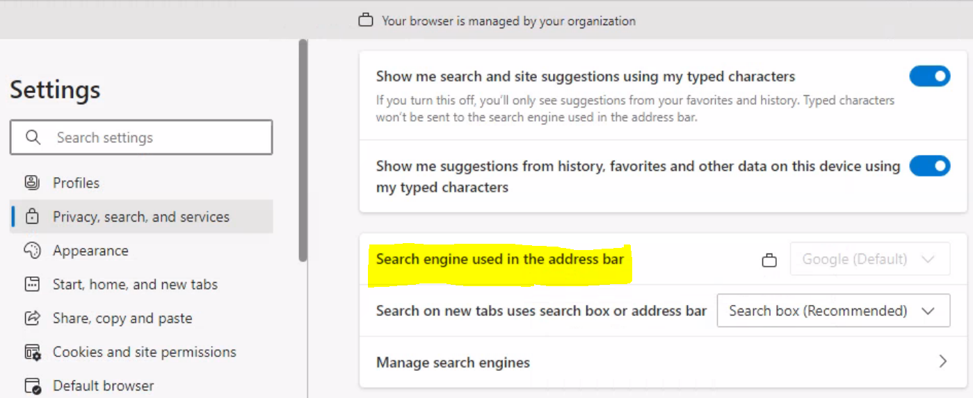 Easily Set Microsoft Edge Default Search Engine Using Intune Htmd Blog