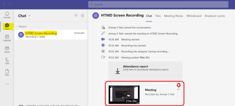 Use Microsoft Teams To Record Screen On Windows 11 PC HTMD Blog