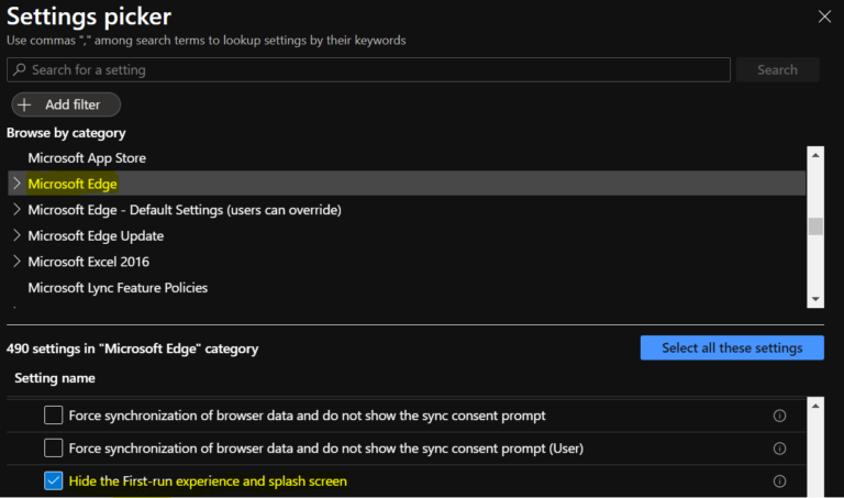 Disable Microsoft Edge First Run Experience Using Intune HTMD Blog disable-microsoft-edge-first-run-experience-using-intune-htmd-blog