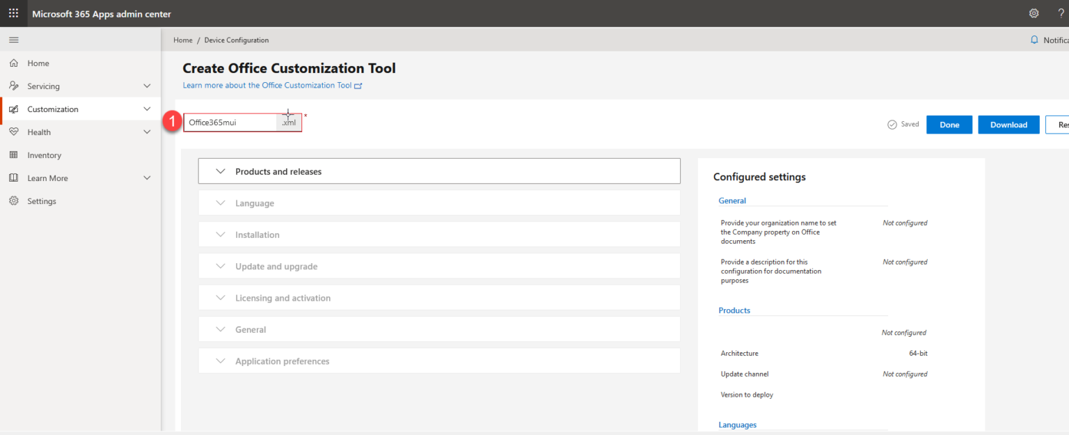 Create Custom XML File For Office 365 Intune Deployment HTMD Blog create-custom-xml-file-for-office-365-intune-deployment-htmd-blog