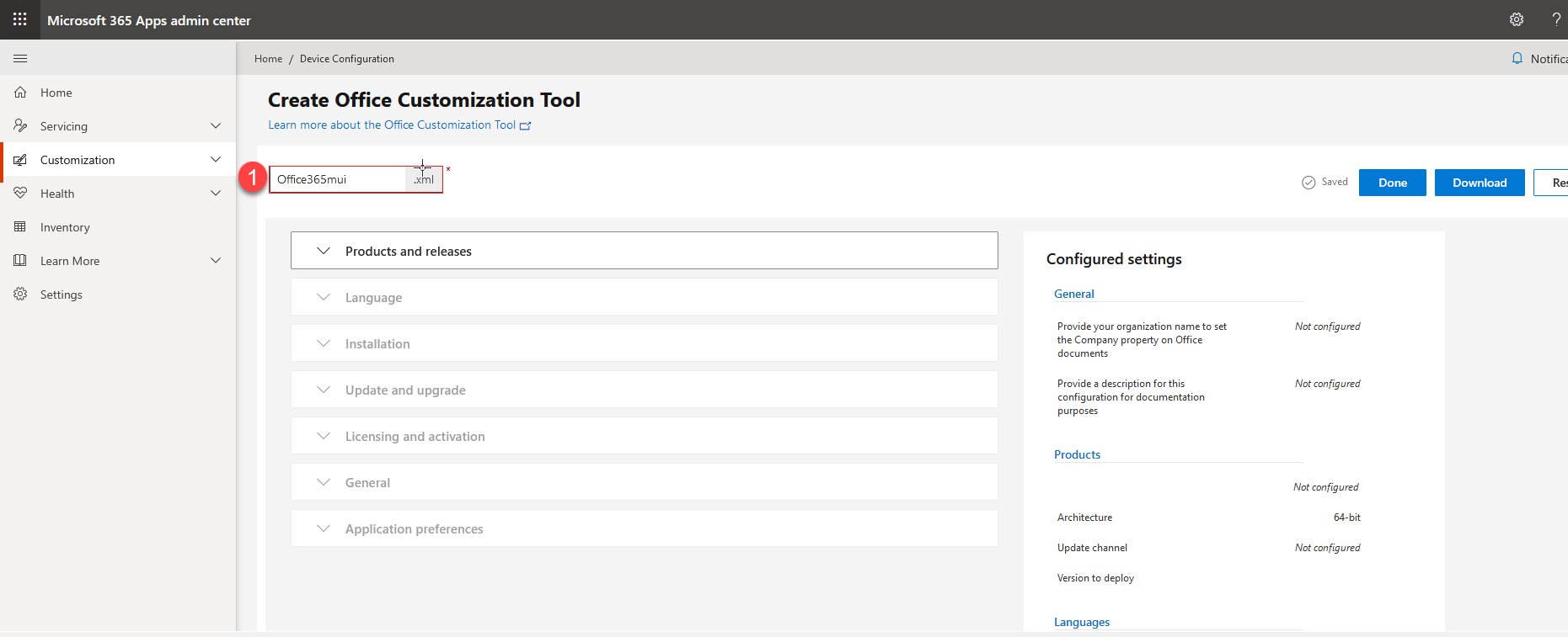Create Custom Xml File For Office 365 Intune Deployment Htmd Blog