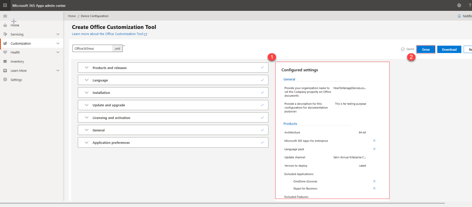 Create Custom XML File For Office 365 Intune Deployment HTMD Blog Create Custom XML File For Office 365 Intune Deployment HTMD Blog