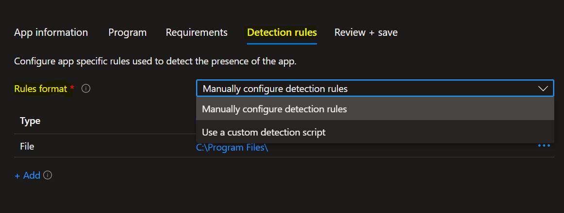 Intune Win32 App Deployment Detection Methods Htmd Blog