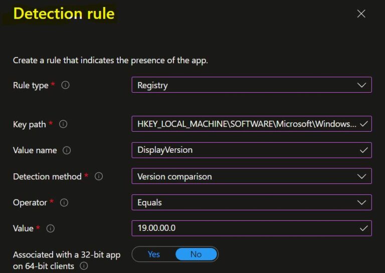 Intune Win32 App Deployment Detection Methods Htmd Blog
