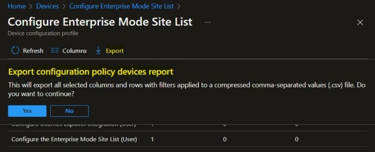Intune Policy Per Setting Status Report HTMD Blog Intune Policy Per Setting Status Report HTMD Blog