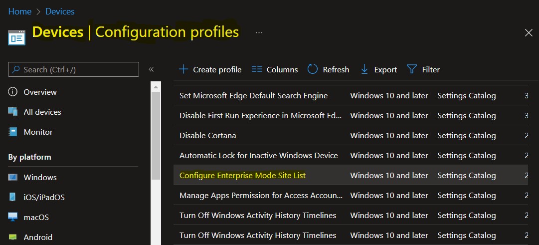 Intune Policy Per Setting Status Report HTMD Blog Intune Policy Per Setting Status Report HTMD Blog