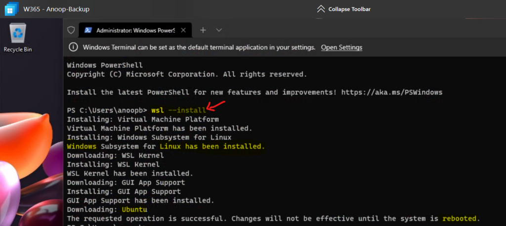 Windows 11 Cloud PC Enable Windows Subsystem For Linux Android Sandbox ... Windows 11 Cloud PC Enable Windows Subsystem For Linux Android Sandbox ...