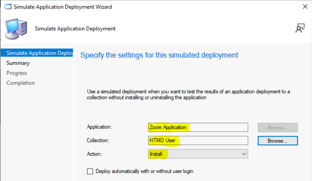How To Simulate An Application Deployment In Sccm 2012 R2
