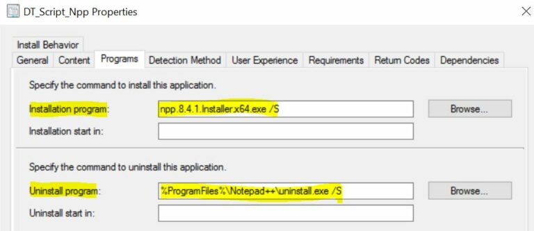 Create Script Deployment Type Using Powershell For Sccm Exe Application Htmd Blog