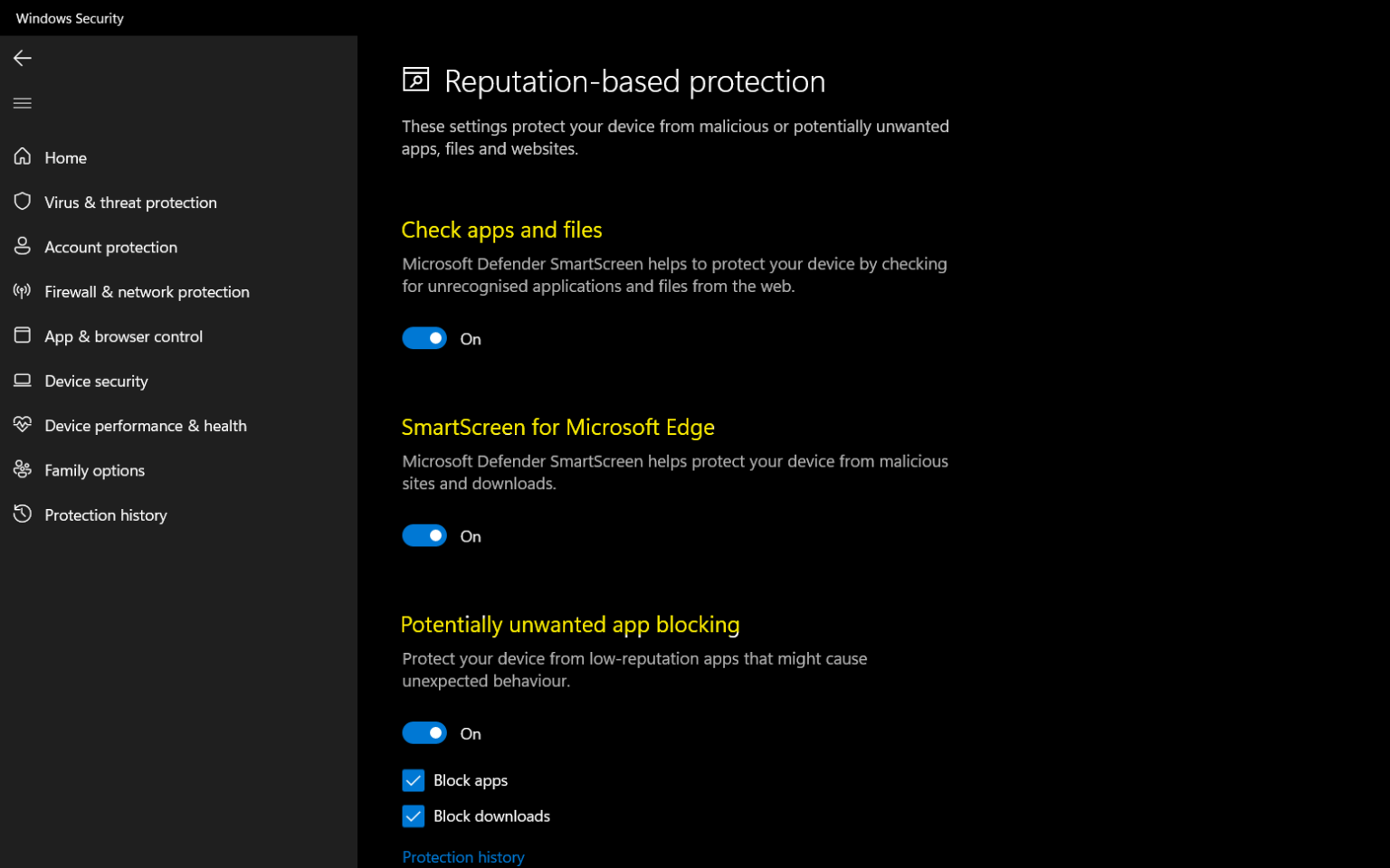 Block Potentially Unwanted Applications In Windows | Microsoft Defender ... Block Potentially Unwanted Applications In Windows | Microsoft Defender ...