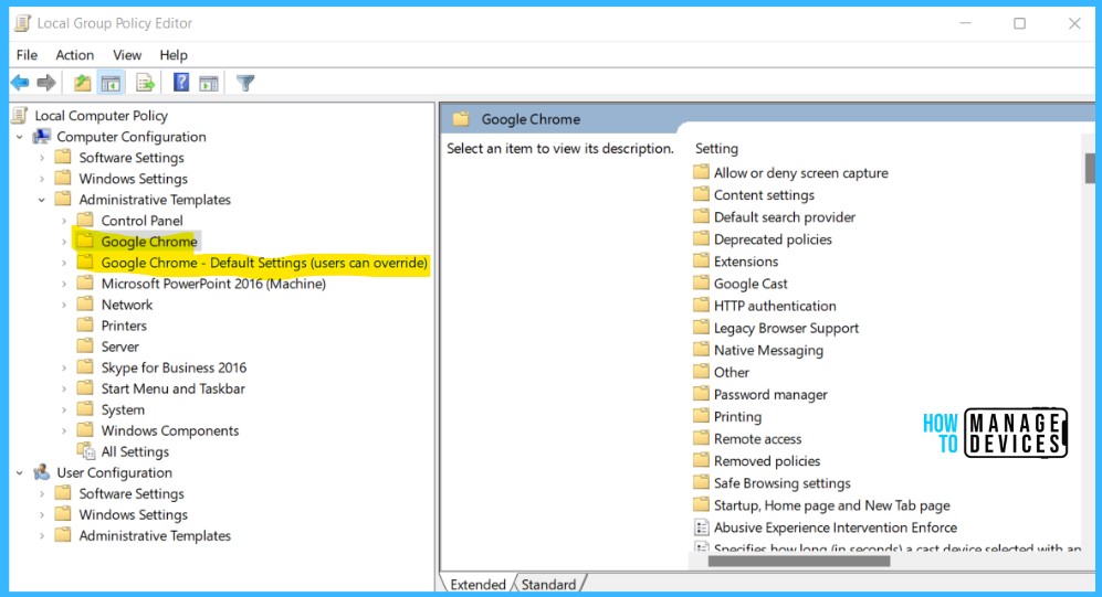Configure Chrome Group Policy ADMX Templates How To Download HTMD Blog