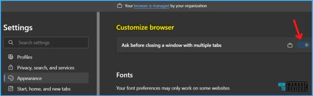 Enable Warning Prompt On Closing Multiple Tabs In Microsoft Edge HTMD Blog Enable Warning Prompt On Closing Multiple Tabs In Microsoft Edge HTMD Blog