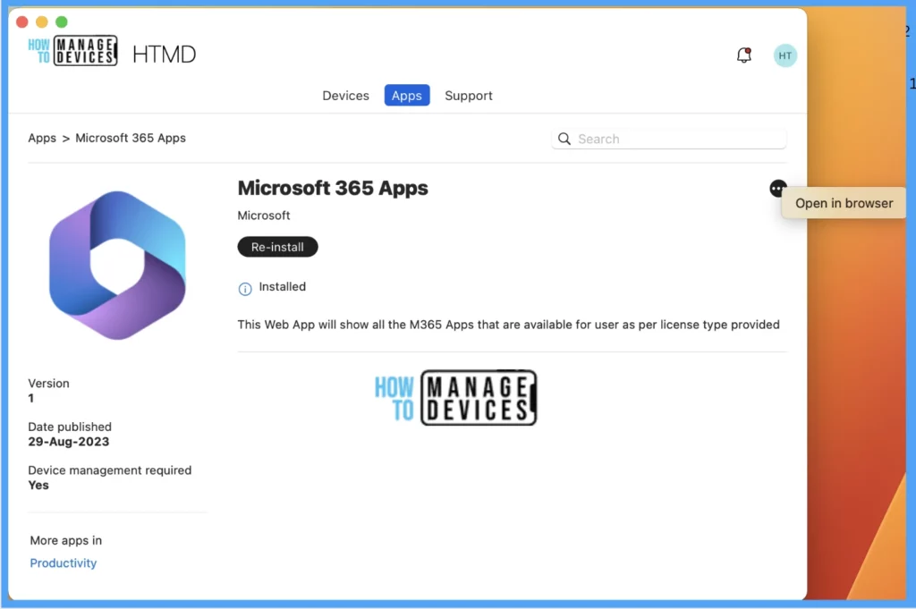 Best Guide To Deploy MacOS Web App Using Intune HTMD Blog Best Guide To Deploy MacOS Web App Using Intune HTMD Blog