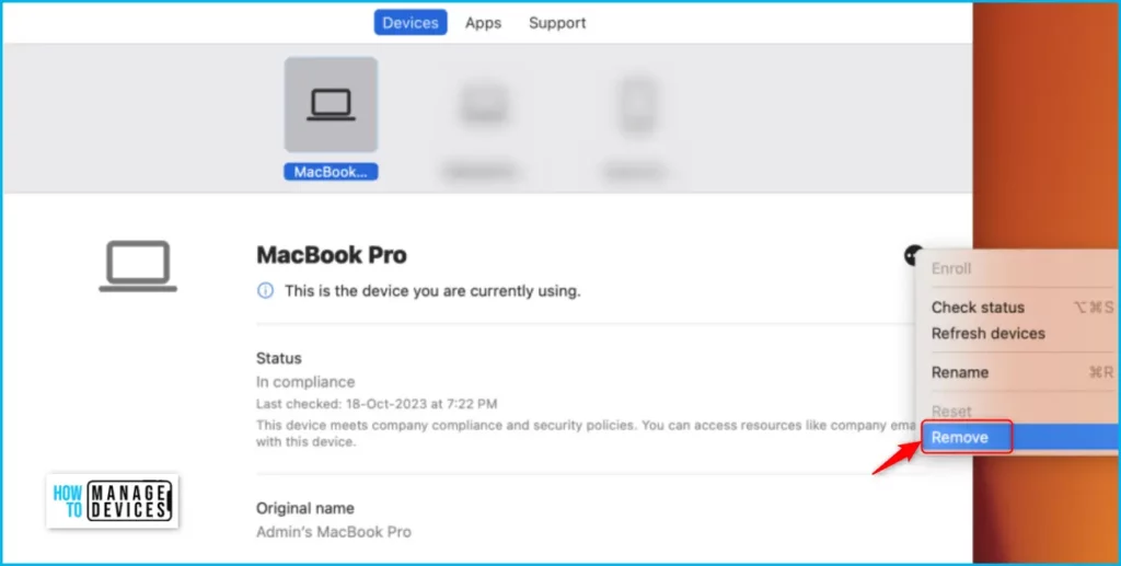 Remove Device From Company Portal For MacOS HTMD Blog Remove Device From Company Portal For MacOS HTMD Blog