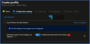 Intune Policy To Enable Interactive Logon Do Not Display Last Signed-in ...