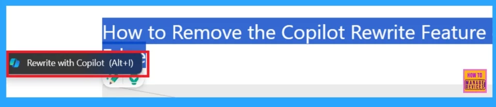 Enable Disable Copilot Rewrite Feature On Microsoft Edge HTMD Blog Enable Disable Copilot Rewrite Feature On Microsoft Edge HTMD Blog