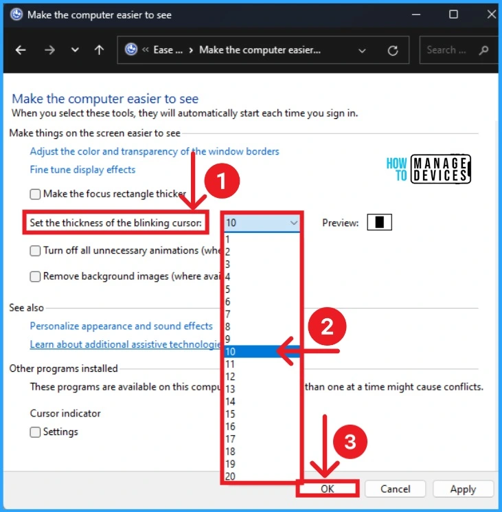 How To Change Text Cursor Thickness In Windows 11 HTMD Blog How To Change Text Cursor Thickness In Windows 11 HTMD Blog