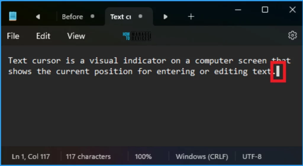 How To Change Text Cursor Thickness In Windows 11 HTMD Blog How To Change Text Cursor Thickness In Windows 11 HTMD Blog