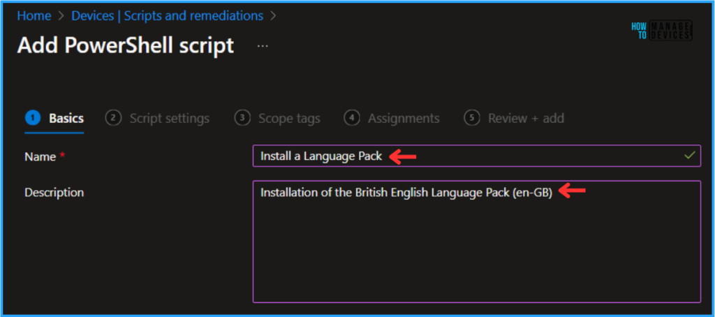 Easy Way To Install A Language Pack Using Intune Powershell Script Htmd Blog