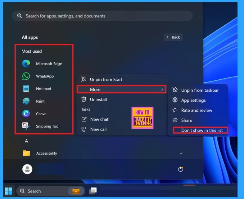 4 Methods To Enable Disable Most Used Apps List On Start Menu In ... 4 Methods To Enable Disable Most Used Apps List On Start Menu In ...