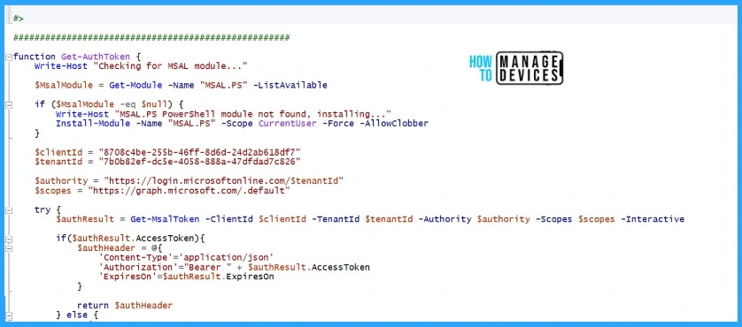 Bulk Export Intune Settings And Configuration Profiles Using Sample Powershell Script Htmd Blog