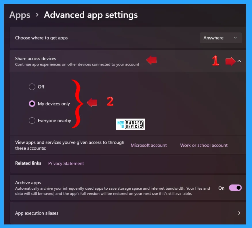 How To Enable Disable Shared Experiences In Windows 11 HTMD Blog How To Enable Disable Shared Experiences In Windows 11 HTMD Blog